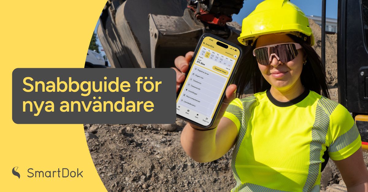 SmartDok - Kom igång med SmartDok-appen